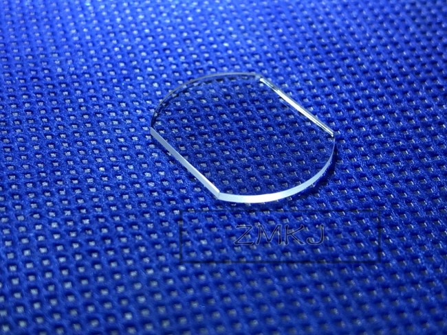 Al2O3 Crystal Sapphire Cover Glass Double Side Polished Customized Shape