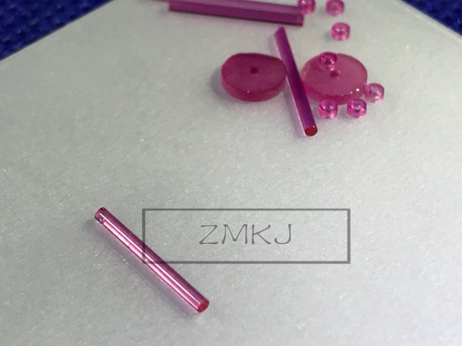 Multi - Pass Amplifiers Ruby Laser Rod / Laser Ruby Rod For LED Eli ...