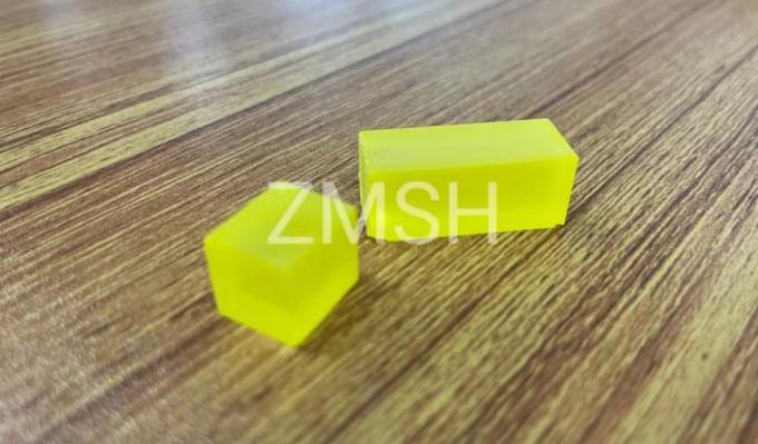 Ce Dopped YAG Laser LED Yellow Single Crystal 550nm Fluorescent Screen ...