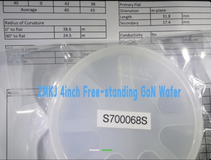 Transparent Orange Undopped GaP Wafers P Type N Type 200um 350um 5G ...