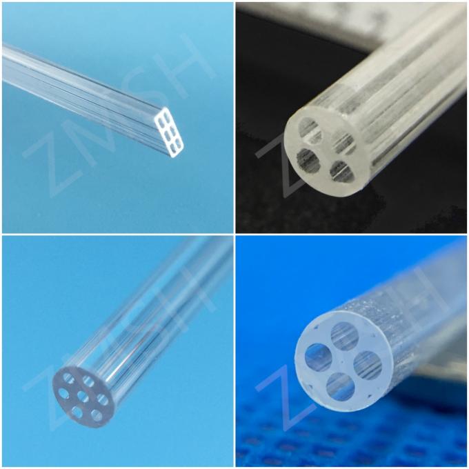 Fused Quartz Glass Optical Tube SiO2 Crystal Material Transparent Glass ...
