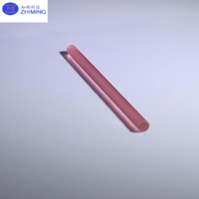 Ruby laser rod Al₂O₃:Cr Size dia4*90mm or customize for laser system