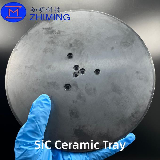 Silicon Carbide Ceramic Tray for Semiconductor Wafer Processing