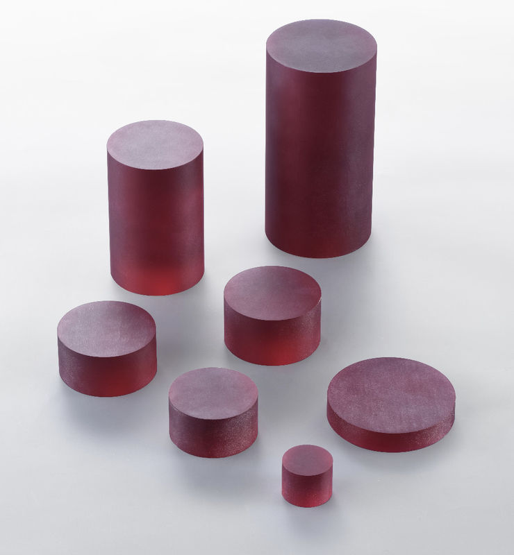 Al2O3 Synthetic Ruby Sapphire single Crystal Blue 9.0 hardness