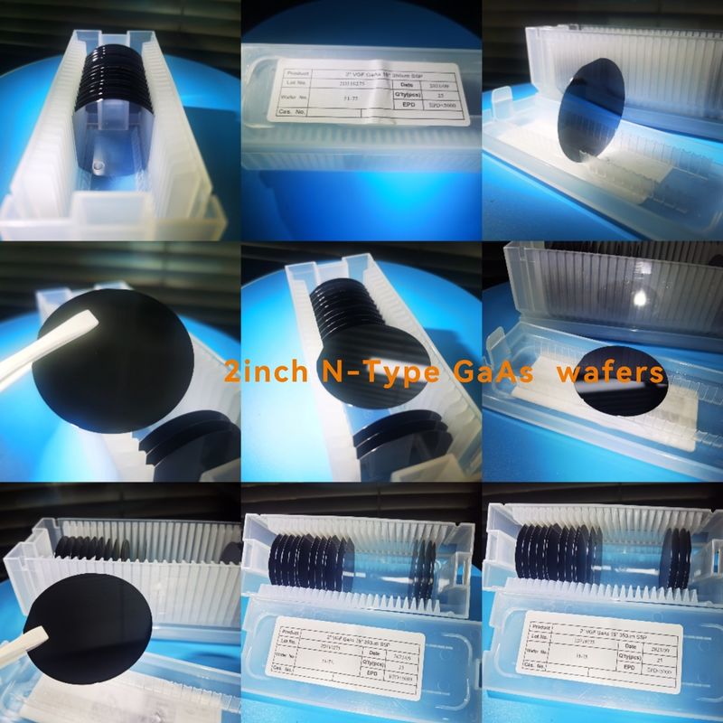 2inch InAs wafers N-type un-doped type GaAs wafers GaSb Wafers