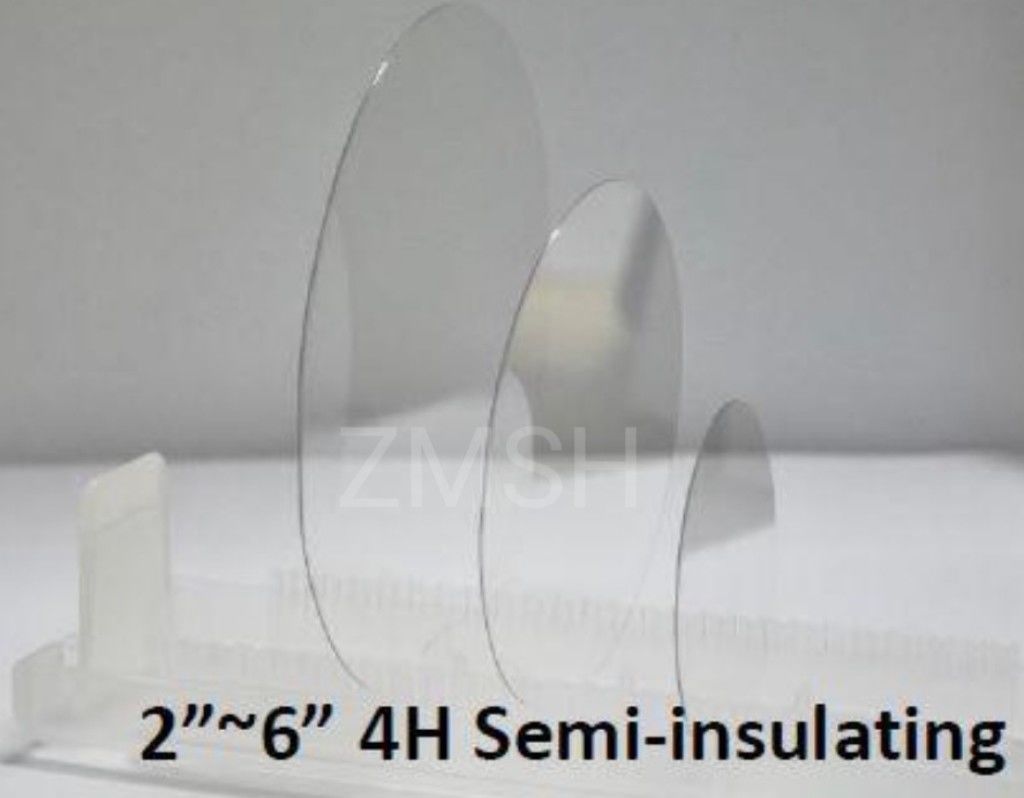 6" High Purity Silicon 4H-Semi SIC Dummy Grade Semiconductor Wafers LED ...