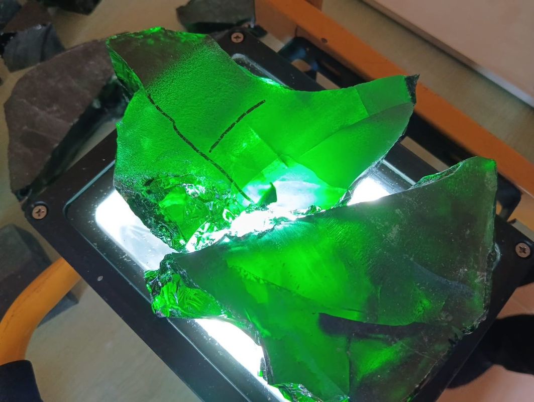 Sapphire Raw Materials Synthetic Lab Created Free Cut For Gemstones Red ...