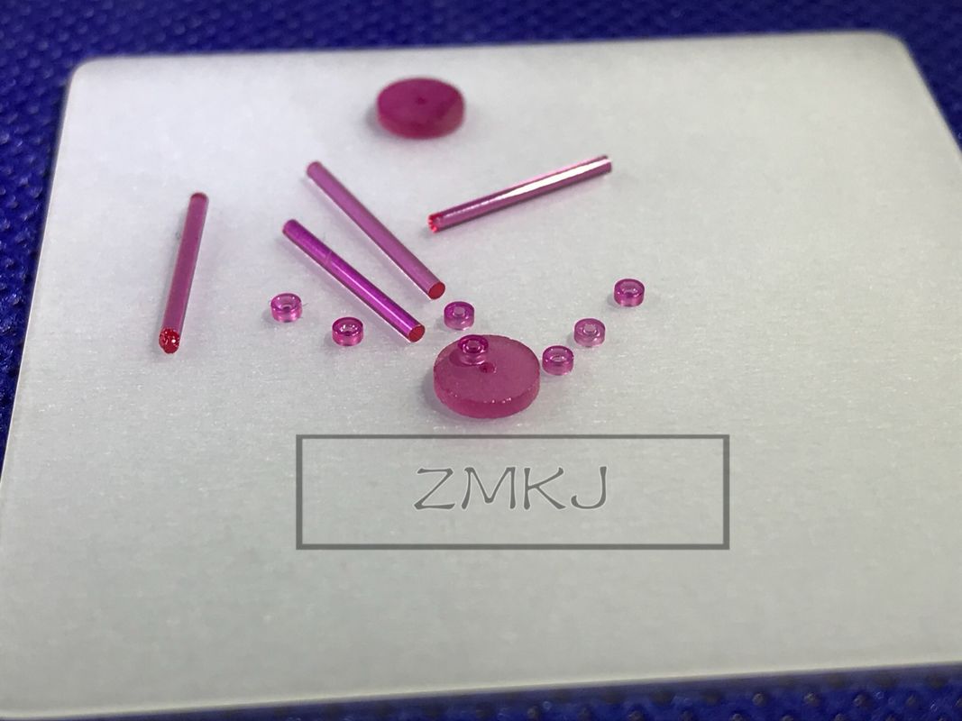 Multi - Pass Amplifiers Ruby Laser Rod / Laser Ruby Rod For LED Eli ...