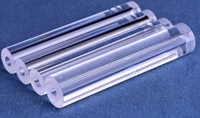 Optical Fused Silica Quartz Tube SiO2 Crystal Material With Customized ...