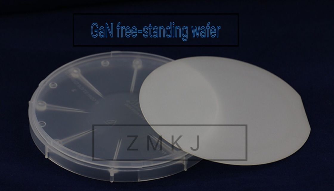 HVPE Gallium Nitride GaN Wafer , Gan Chip Free Standing 10 x 10 mm Size