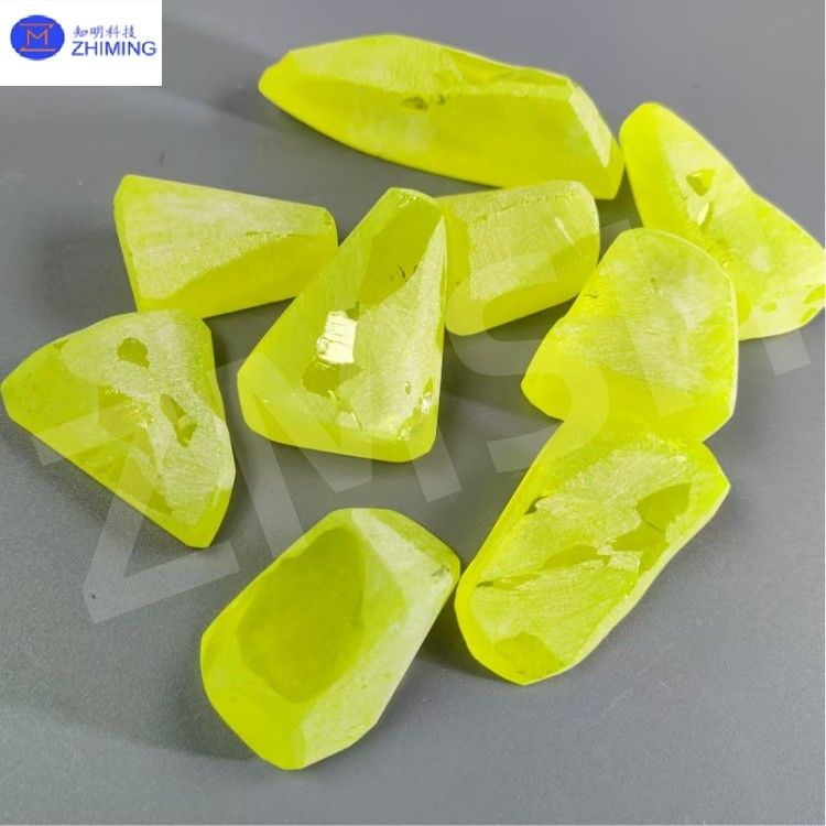 High-Purity Laboratory Grown YAG Crystals Gemstones In Yellow For ...