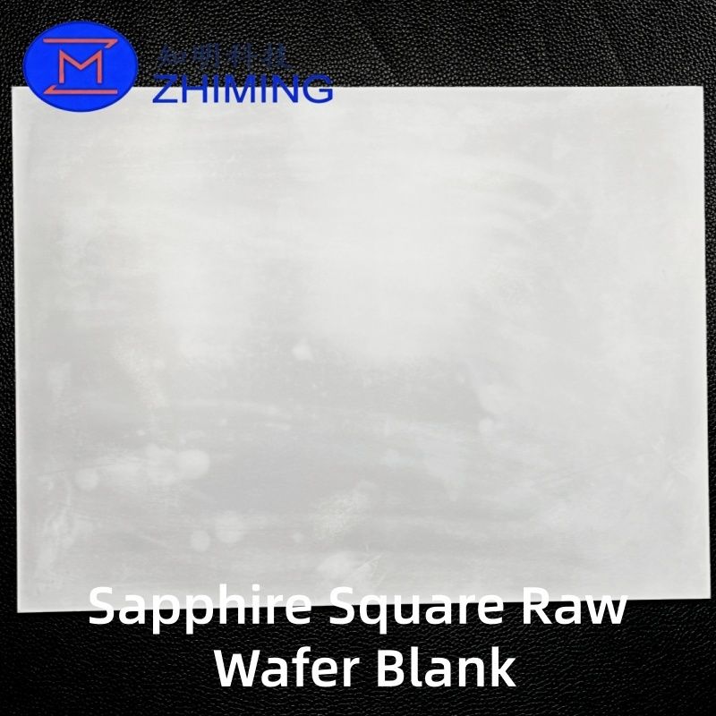 Sapphire Square Raw Wafer Blank for Optical, Semiconductor, and High ...