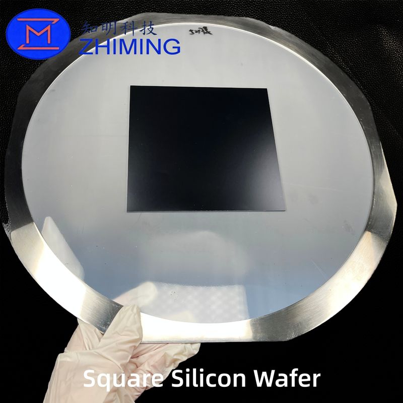 Square Silicon Wafer with Film-Laminated Carrier for Advanced IC ...