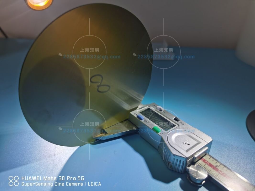 customized Thickness 1.5mm 4" 4H-N sic Crystal as-cut blank Wafers