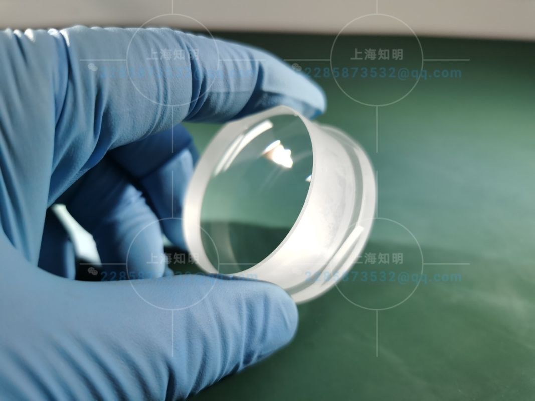 Hardness 9.0 CF Flanged Sapphire Glass Viewports For Vacuum Equipment