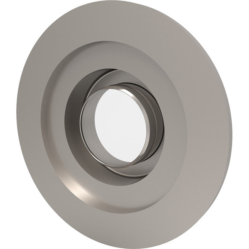 Hardness 9.0 CF Flanged Sapphire Glass Viewports For Vacuum Equipment