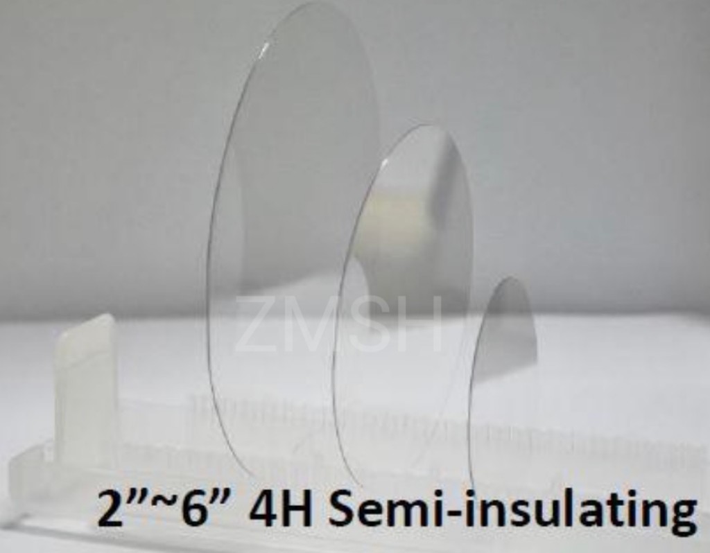6" High Purity Silicon 4H-Semi SIC Dummy Grade Semiconductor Wafers LED ...
