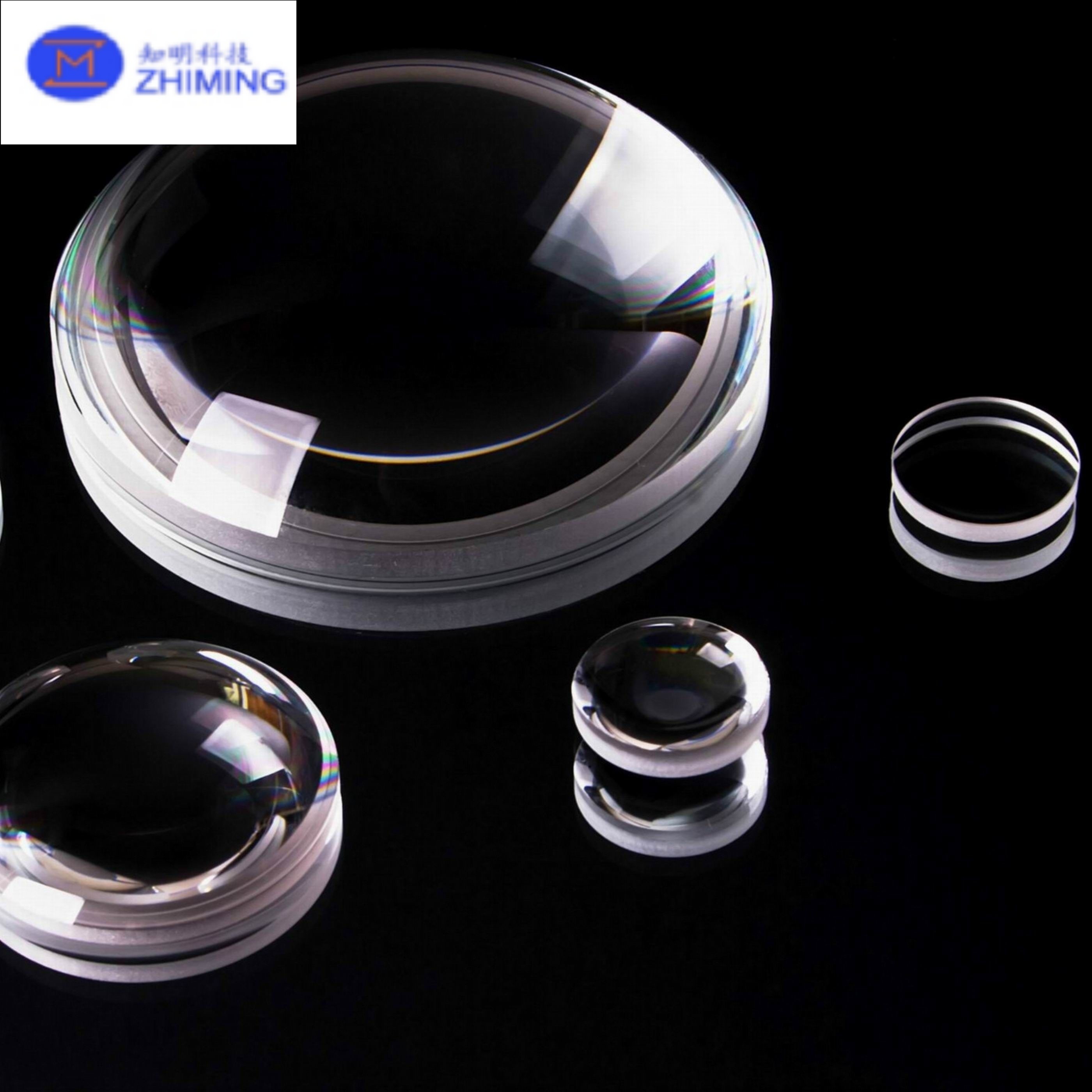 Sapphire Custom-Shaped Lenses high hardness 99.999% purity