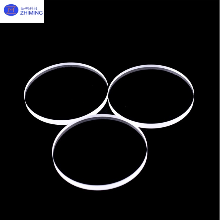 Custom Shapes Quartz Optical Glass Windows Thickness 8.3mm High ...