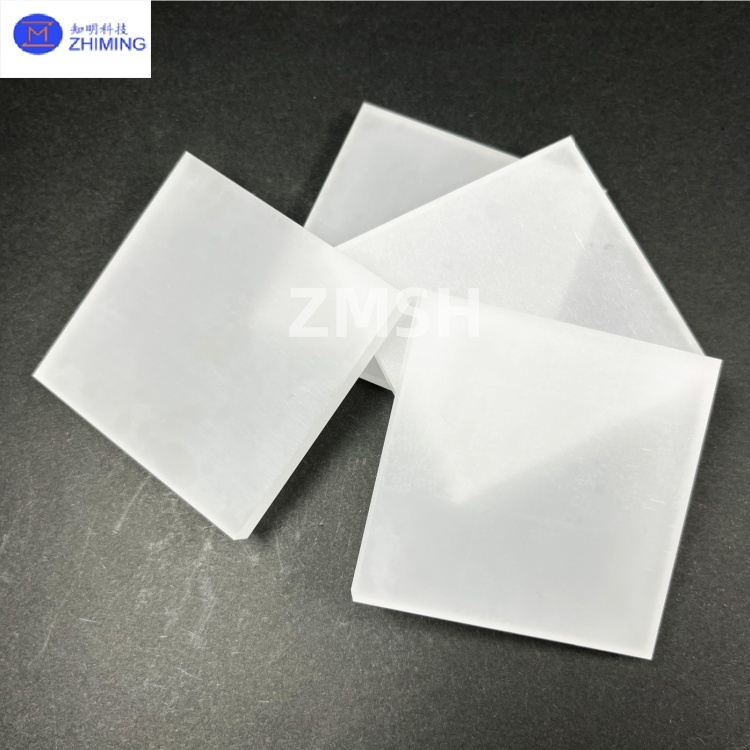 Sapphire Square Plate Single crystal Al₂O₃ 5.5×5.5mm Thickness 6.04 mm