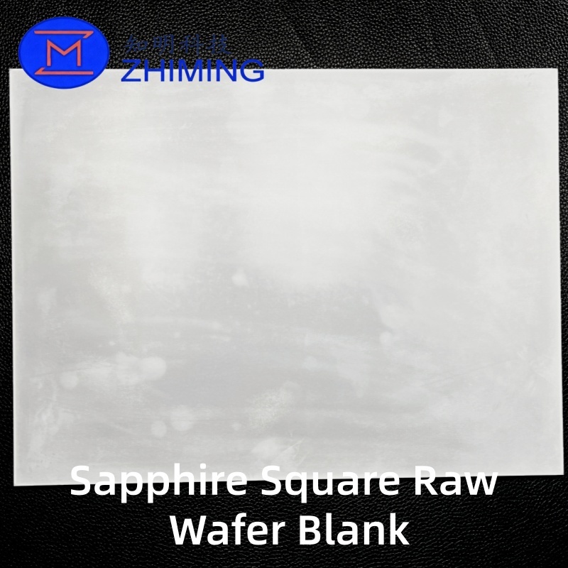 Sapphire Square Raw Wafer Blank for Optical, Semiconductor, and High ...