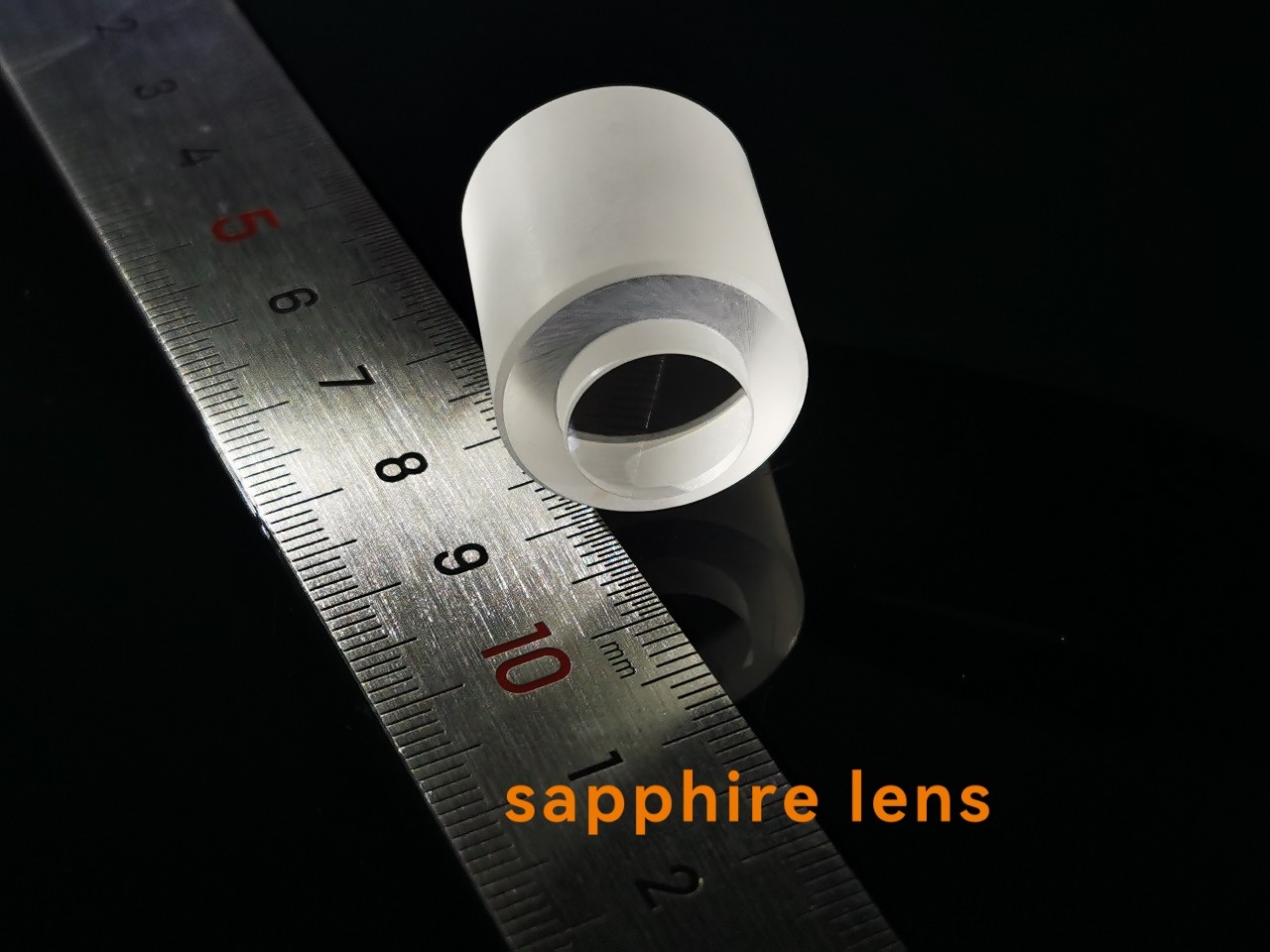 C plane polished Sapphire Optical Windows Cylinder Rod Lens