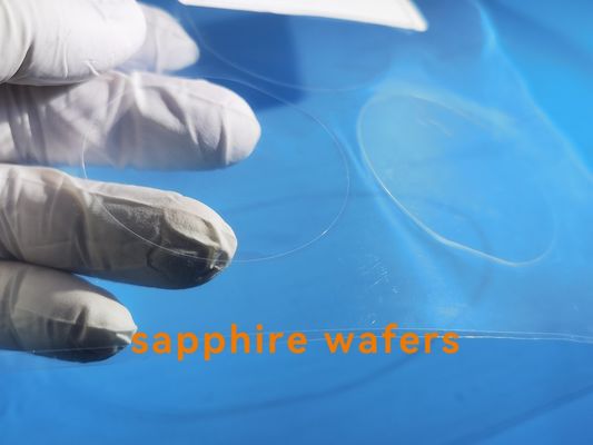 100um 170um 200um DSP Sapphire Wafers Ultrathin Thickness 2inch