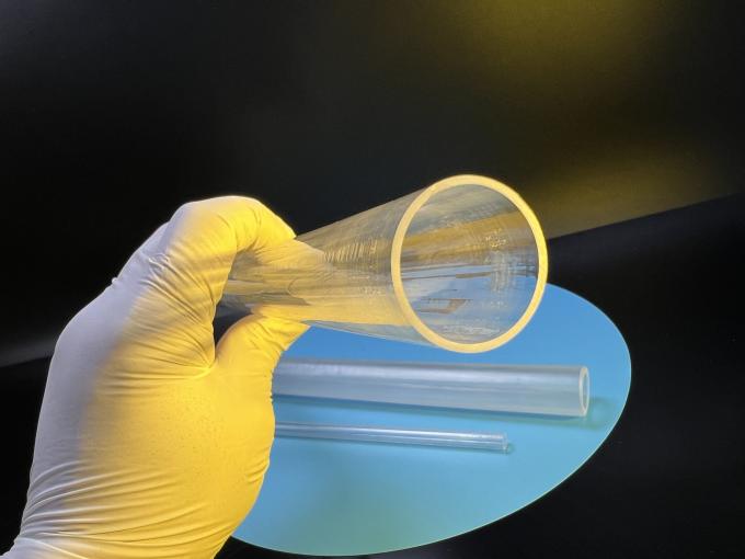 EFG Method Transparent Sapphire Glass Pipe Thermocouple Protection Tubes