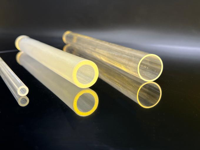 EFG Method Transparent Sapphire Glass Pipe Thermocouple Protection Tubes