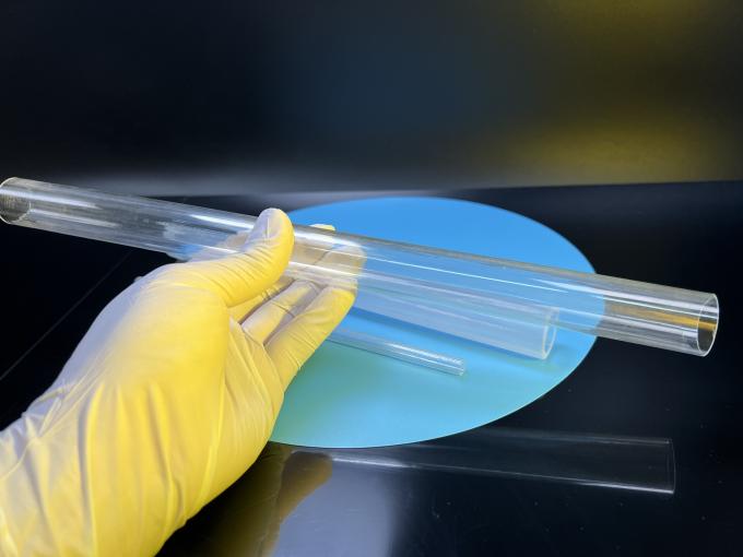 EFG Method Transparent Sapphire Glass Pipe Thermocouple Protection Tubes